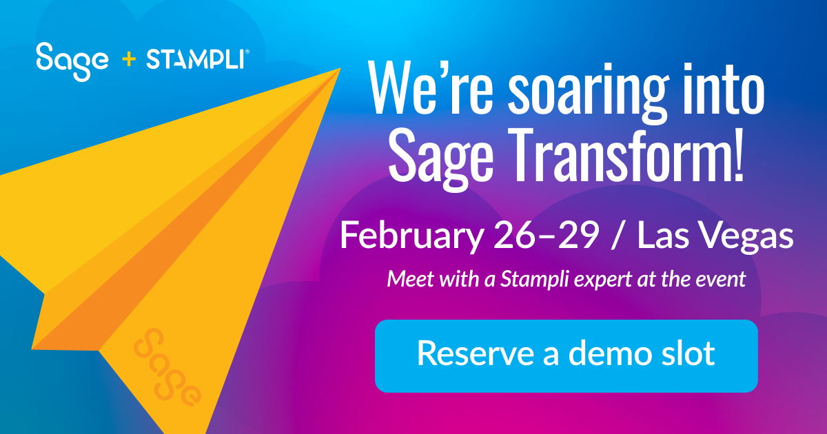 Visit Stampli at Sage Transform 2024